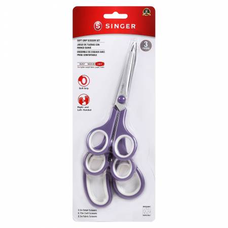 SINGER Fabric and Craft Scissor Set 3pc – Beckie's Sewing Center