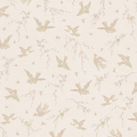 Cream Birds Birdsong – Beckie's Sewing Center