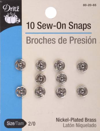 Snap Sew-On Size 2/0 Nickel – Beckie's Sewing Center