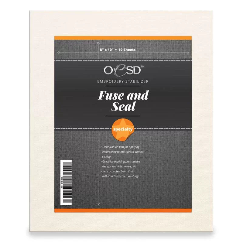 OESD Fuse and Seal 8" x 10", 20 sheets – Beckie's Sewing Center