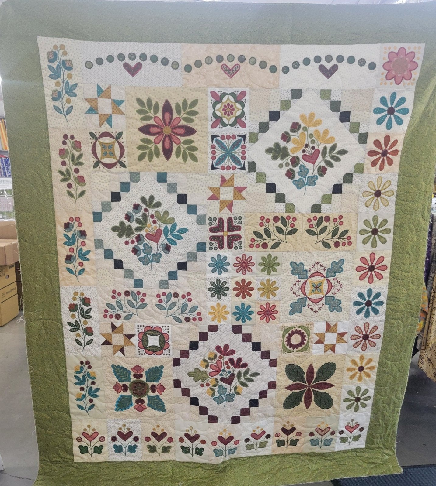 Summer Whimsy/ Glorious Summer Fabric Kit Primitive Color Way – Beckie ...